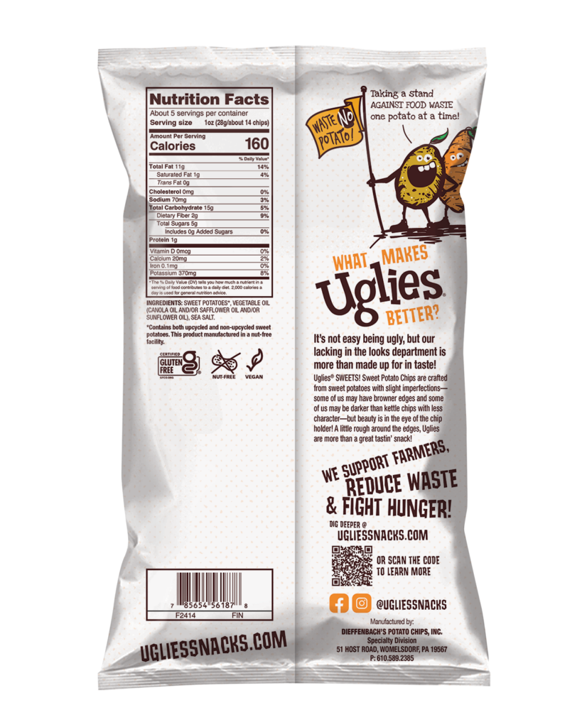 Uglies® Sweets Potato Chips - Uglies Snacks